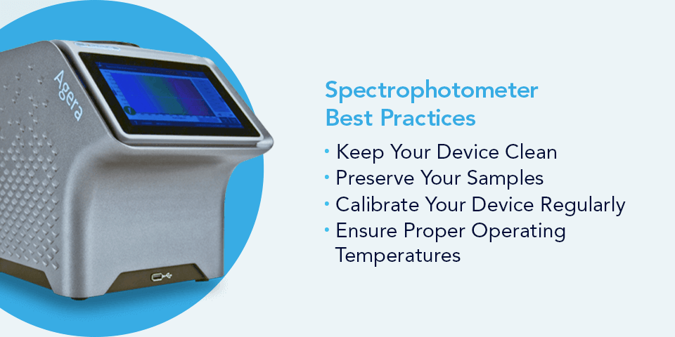 Spectrophotometer Best Practices